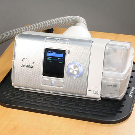 Black Knight CPAP Protector Mat | Respiratory Therapy Specialists INC